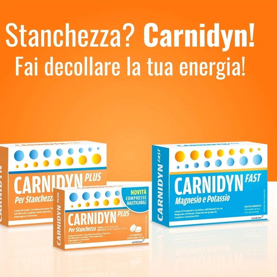 Contrasto della stanchezza fisica e mentale con Carnidyn e Carnydin ...